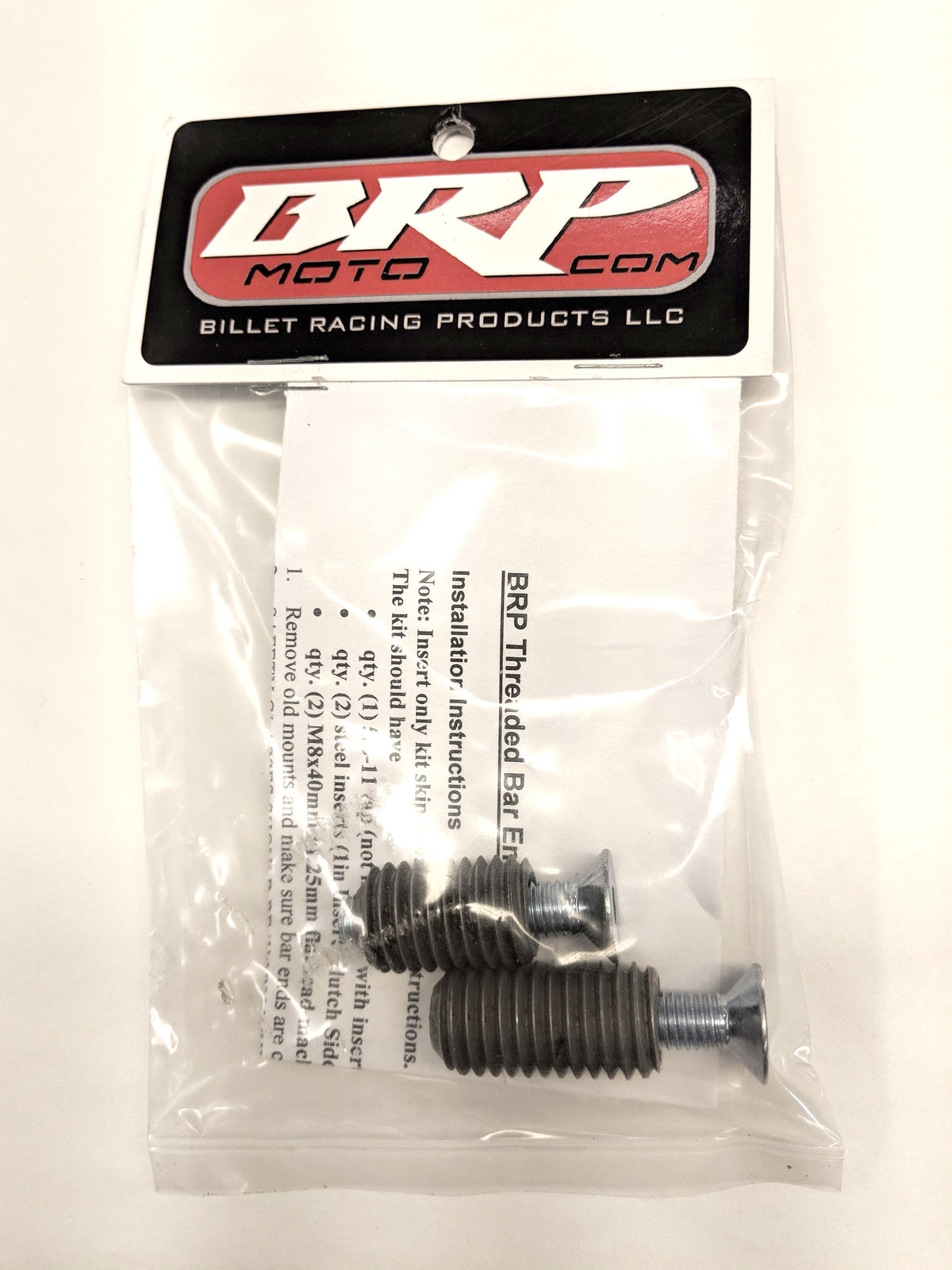 BRP Threaded Bar End Insert Kit
